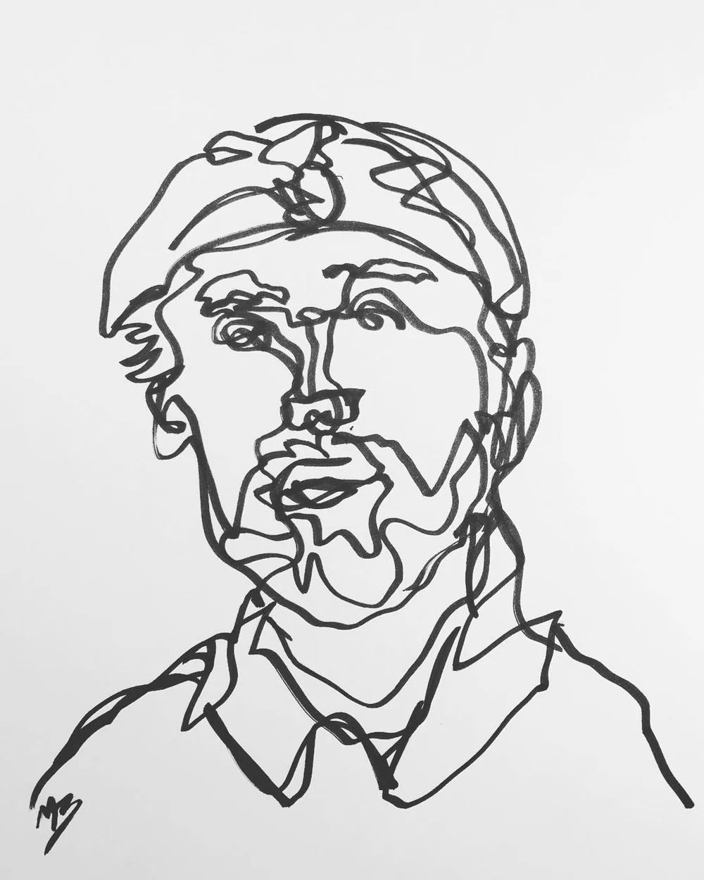 Easy Continuous Line Drawing
