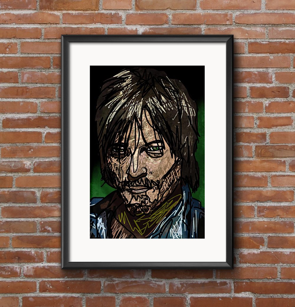 Norman Reedus Paintings