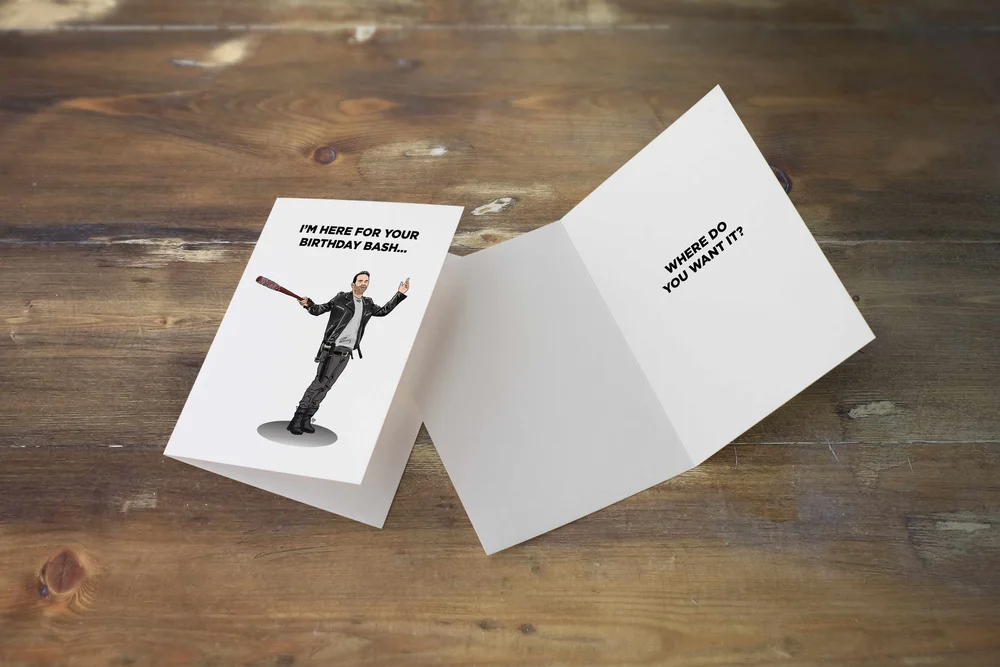 Walking Dead Birthday Card