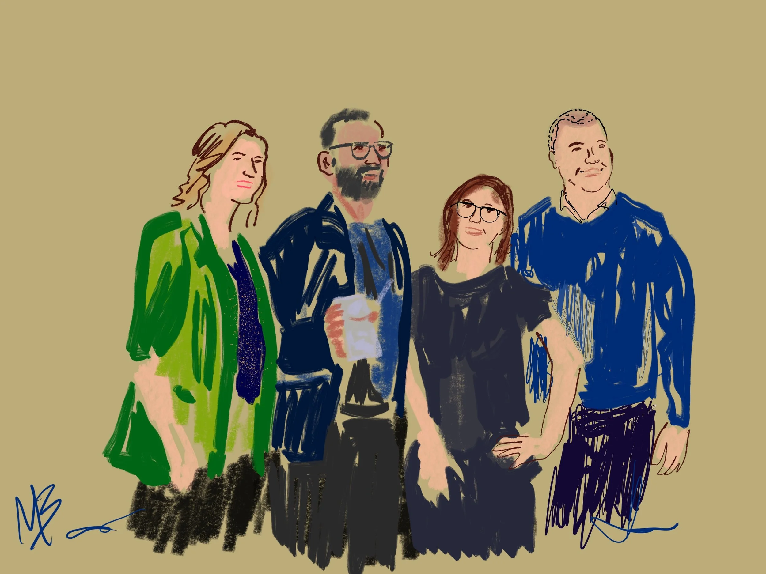 Event Sketches 1 — Mike Brennan Art & Design