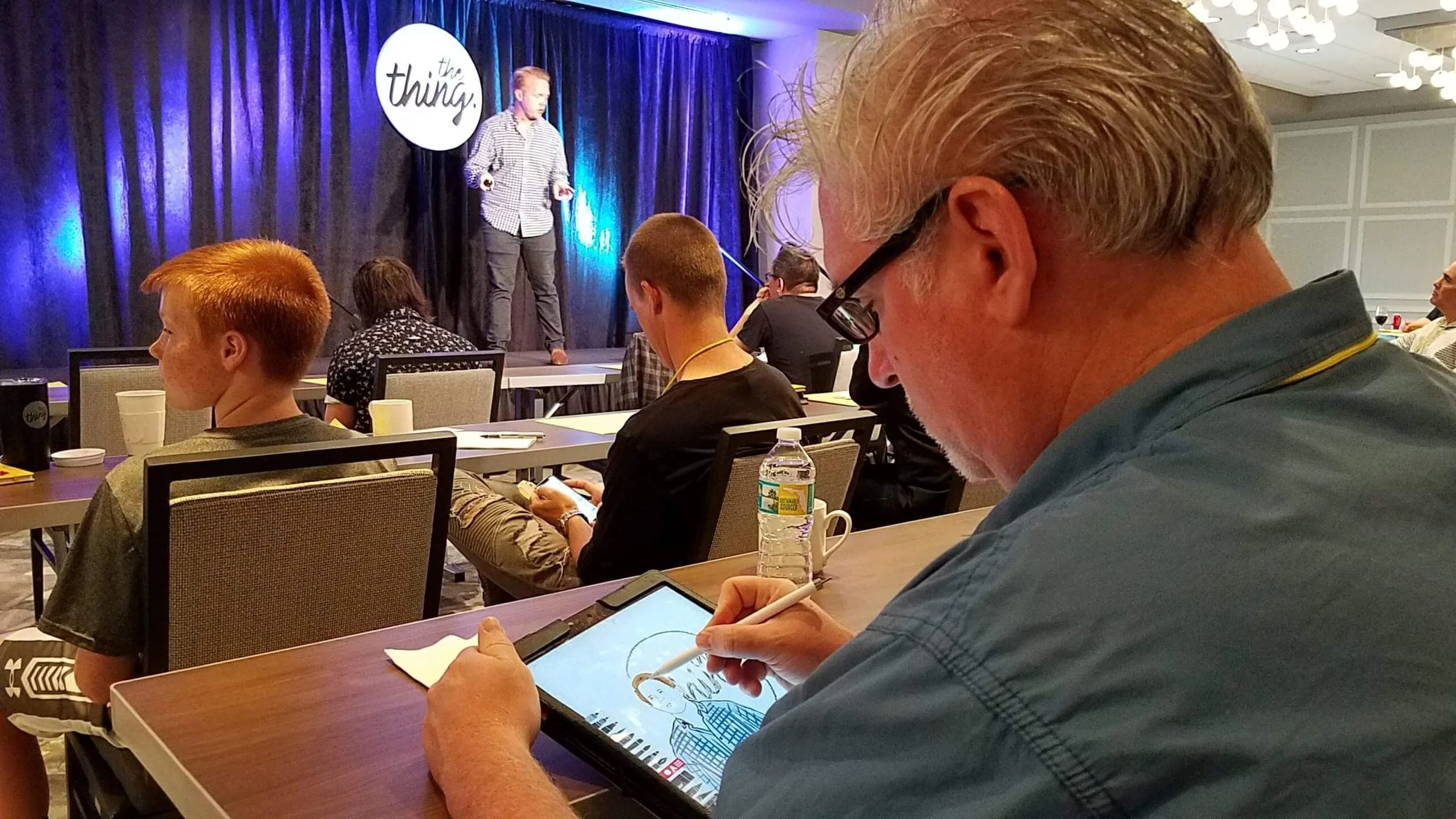 Event Sketches 1 — Mike Brennan Art & Design