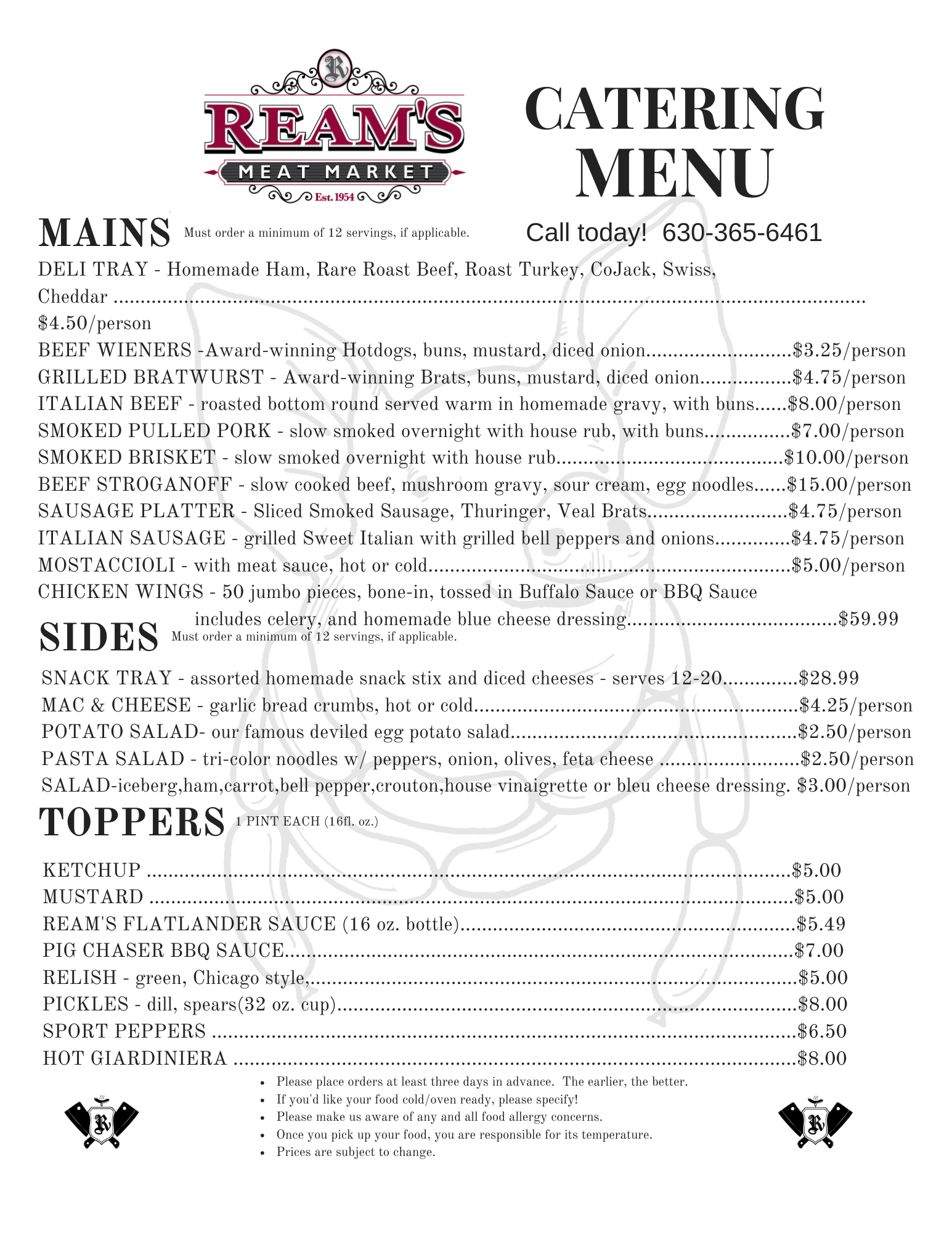 Our Products — Ream's Meat Market