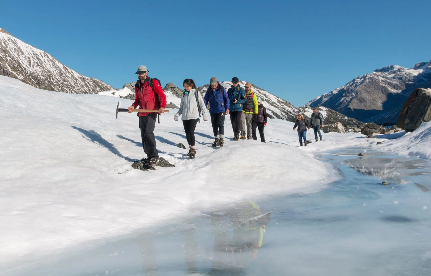 Tasman Glacier Heli Hike — Alpine Guides, Aoraki Mount Cook, New Zealand