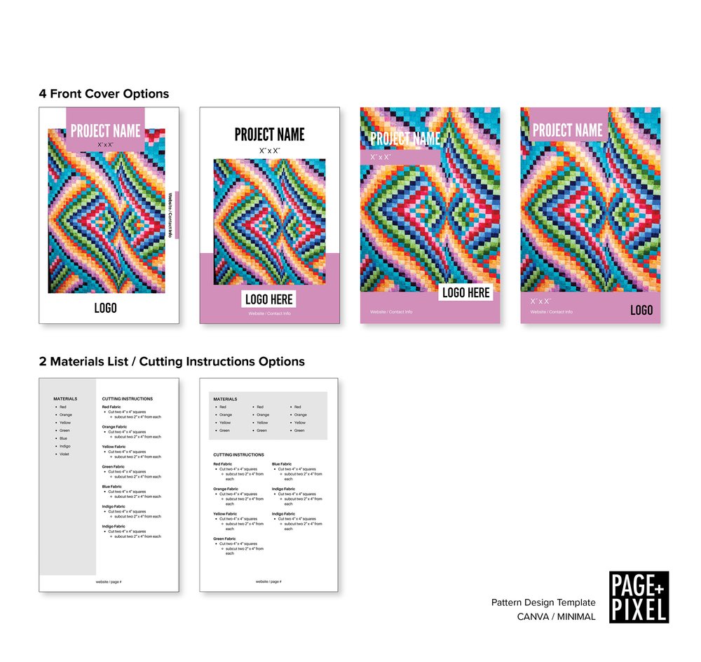 Canva Pattern Design Templates! — Page + Pixel