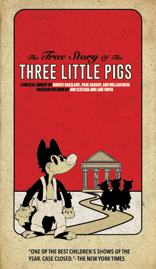 The True Story Of The Three Little Pigs Book Cover