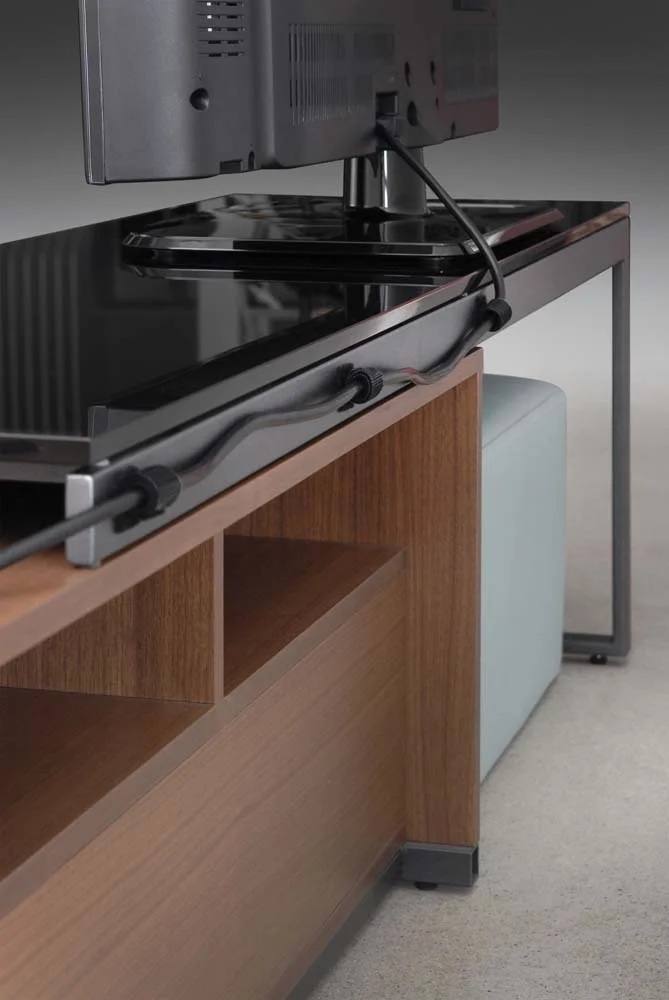 Double-Layered Media Console | PDX Furniture | EWF Modern