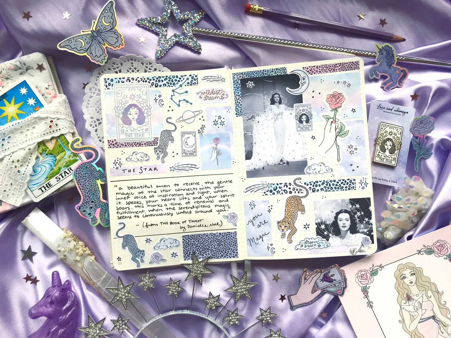 2020 journal spreads ☾☆ part 1 — Lace & Whimsy
