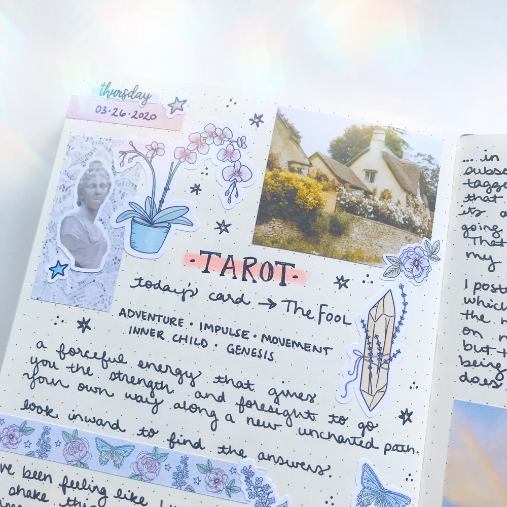 2020 journal spreads ☾☆ part 1 — Lace & Whimsy