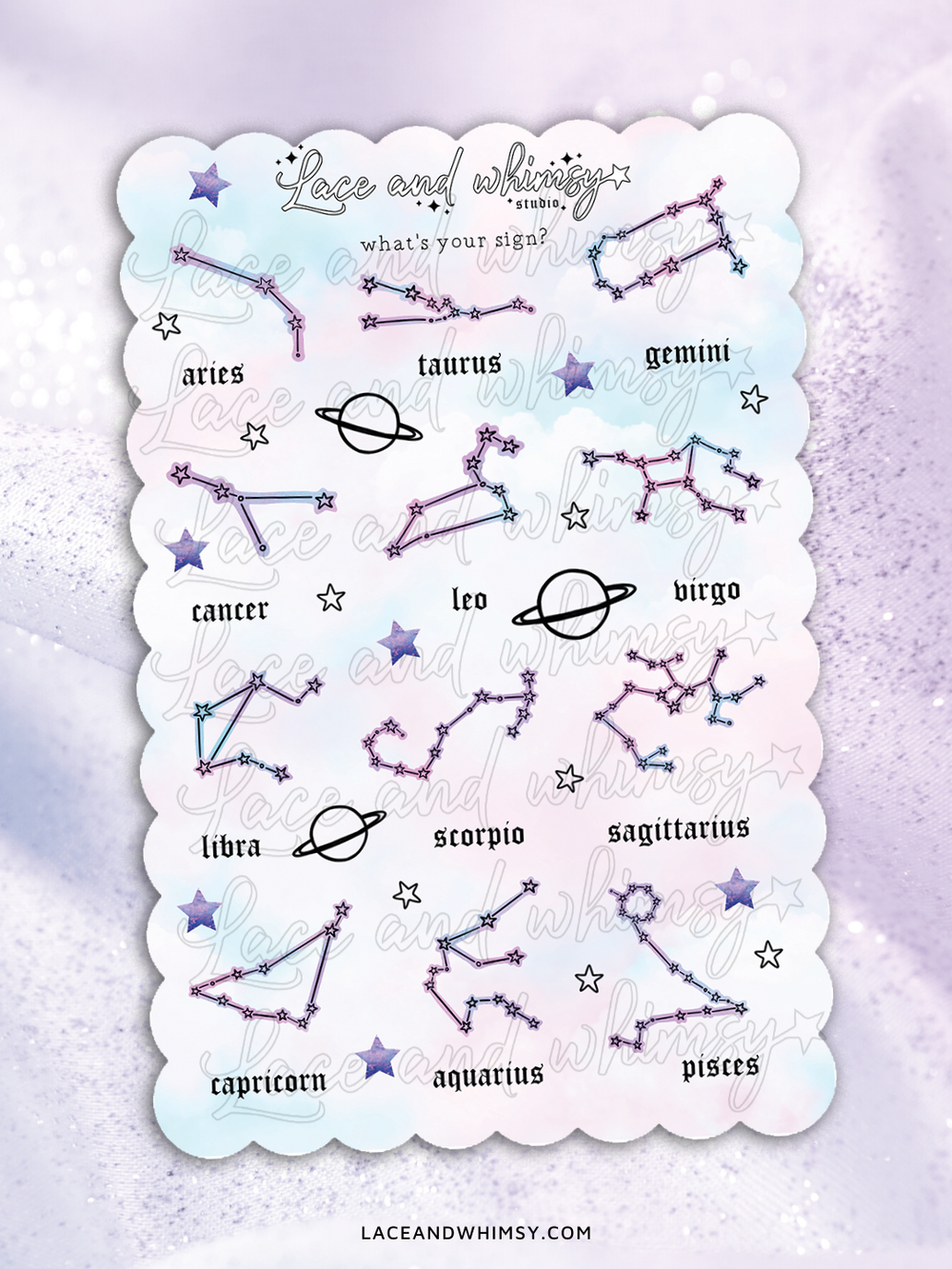 Zodiac sign sheet - Horoscopeaz.com