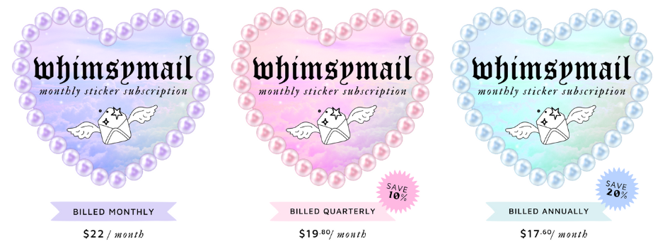 WhimsyMail — Lace & Whimsy