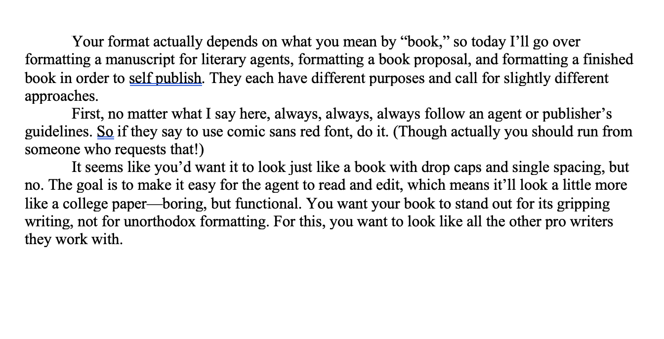How to Format a Book or Book Proposal…and Look Like a Pro Doing It ...