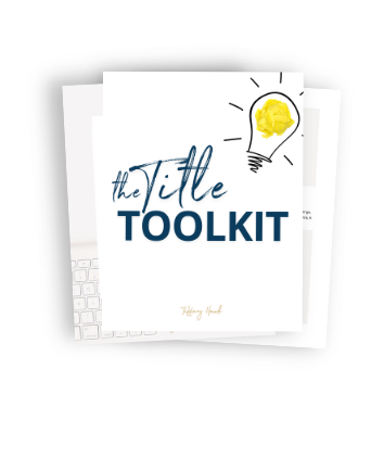 How to Write an Attention-Grabbing Book Title — Tiffany Hawk, Writing Coach