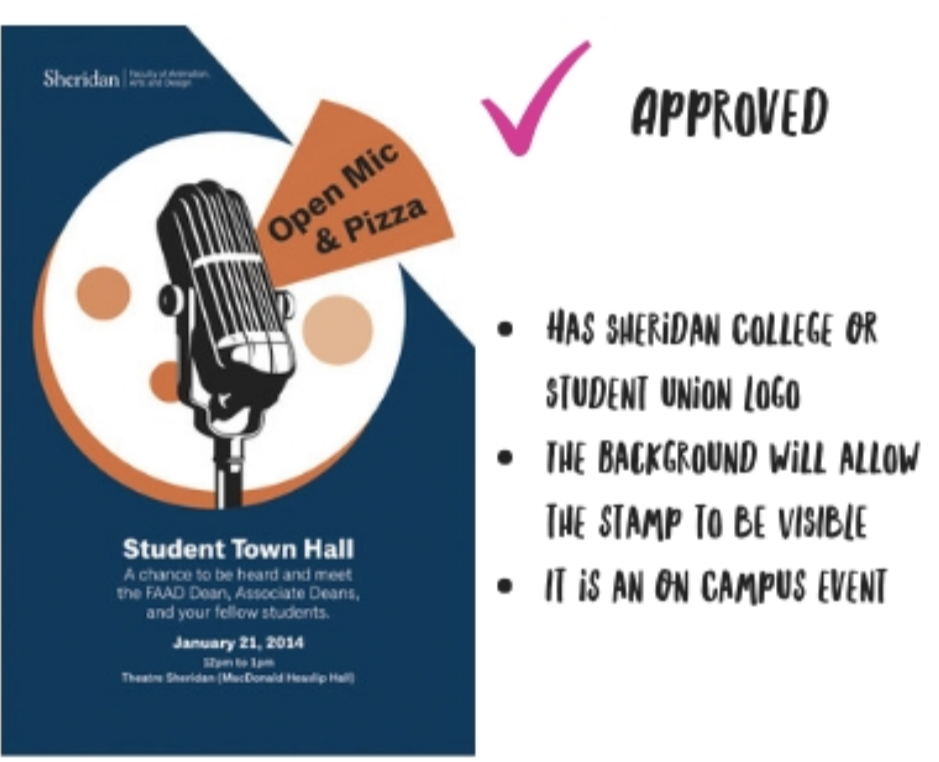 Poster Approval — Sheridan Student Union