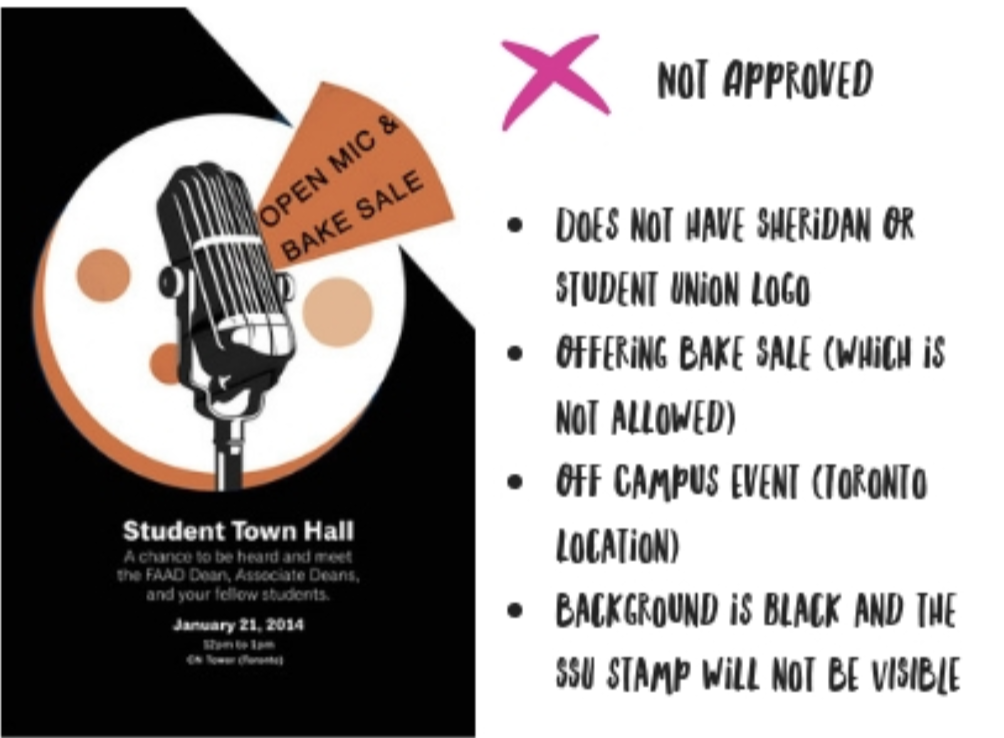 Poster Approval — Sheridan Student Union