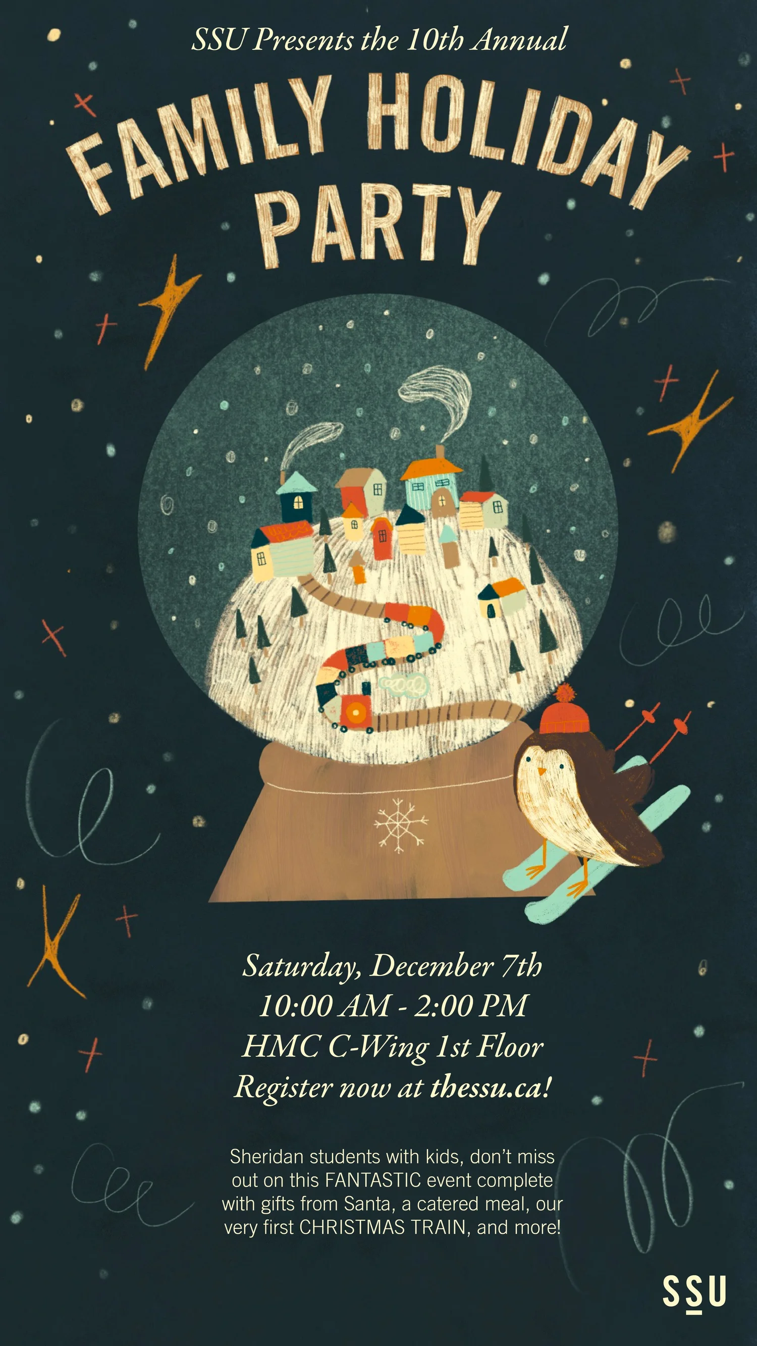 SSU Presents: 10th Annual Family Holiday Party (HMC) — Sheridan Student ...