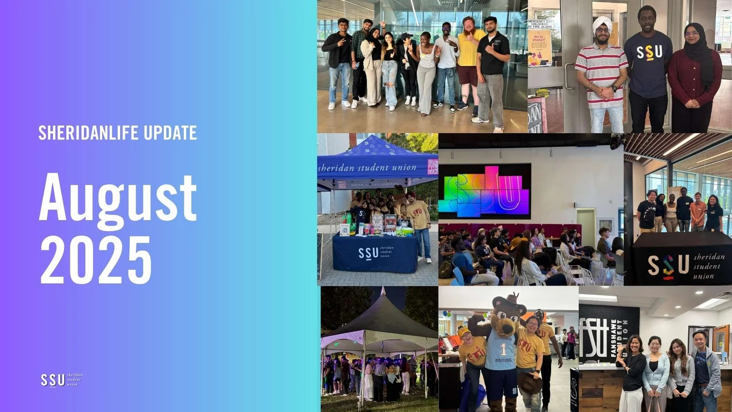 August 2025: Sheridan Student Union Recap — Sheridan Student Union