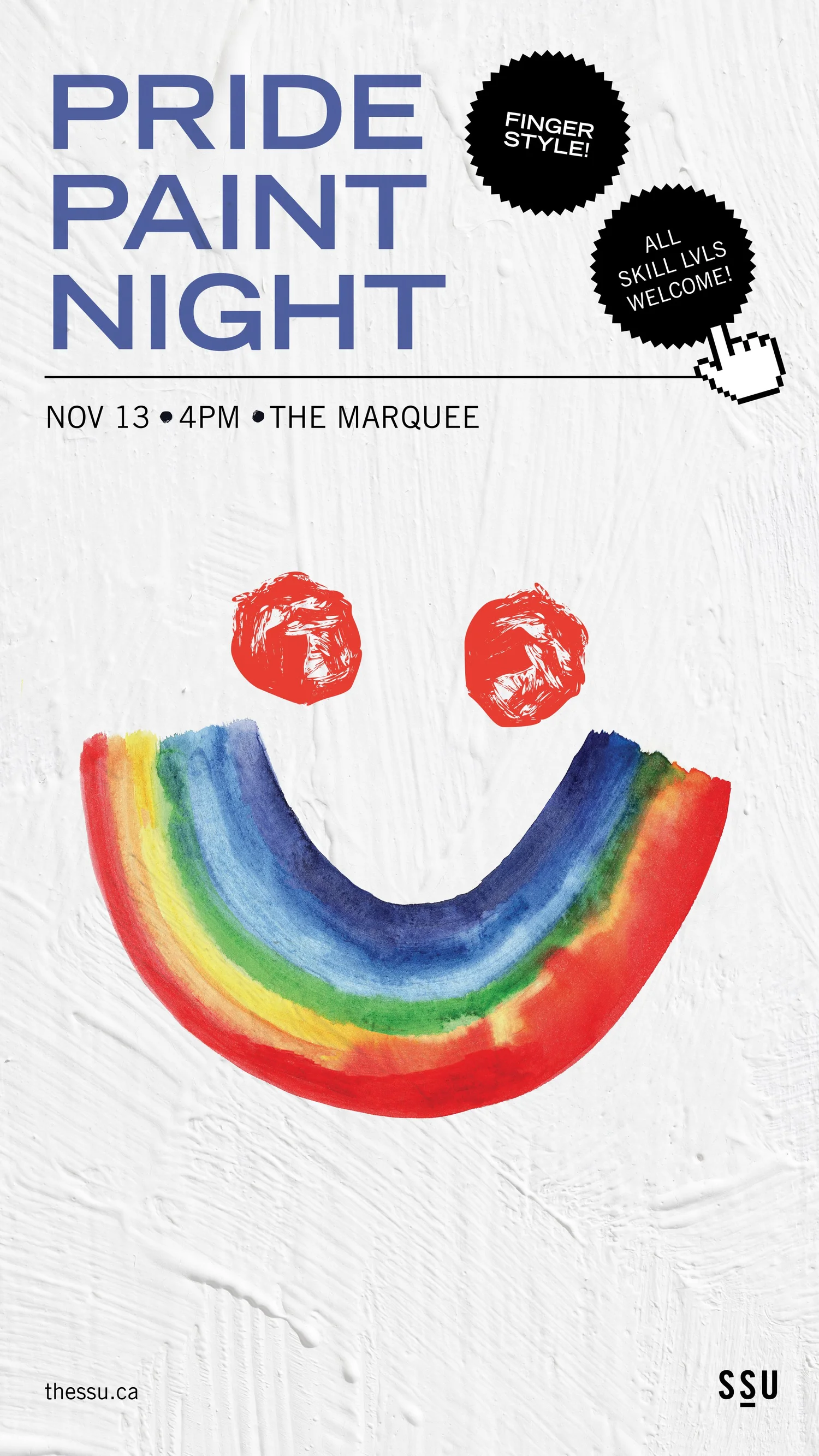 Pride Paint Night (TRC) — Sheridan Student Union