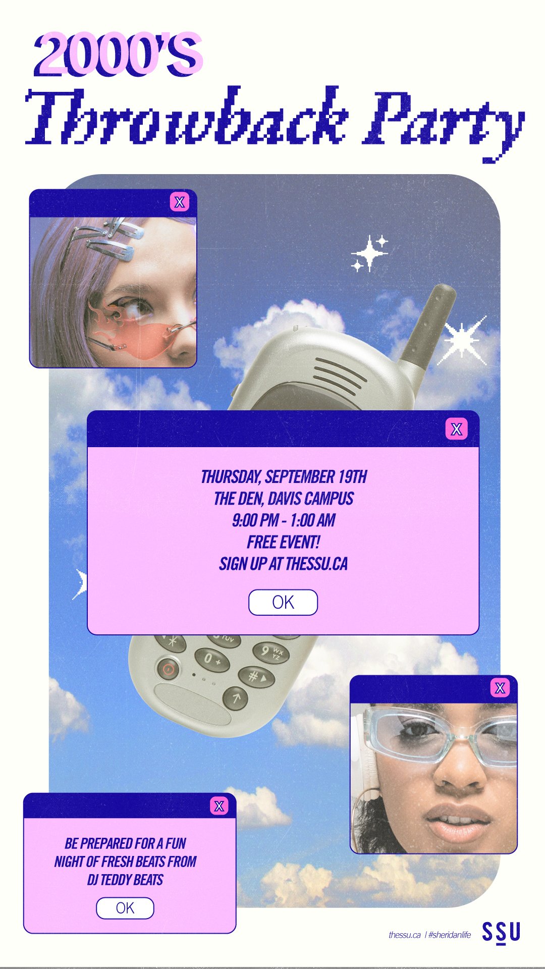 2000s Throwback Party! (DAV) — Sheridan Student Union