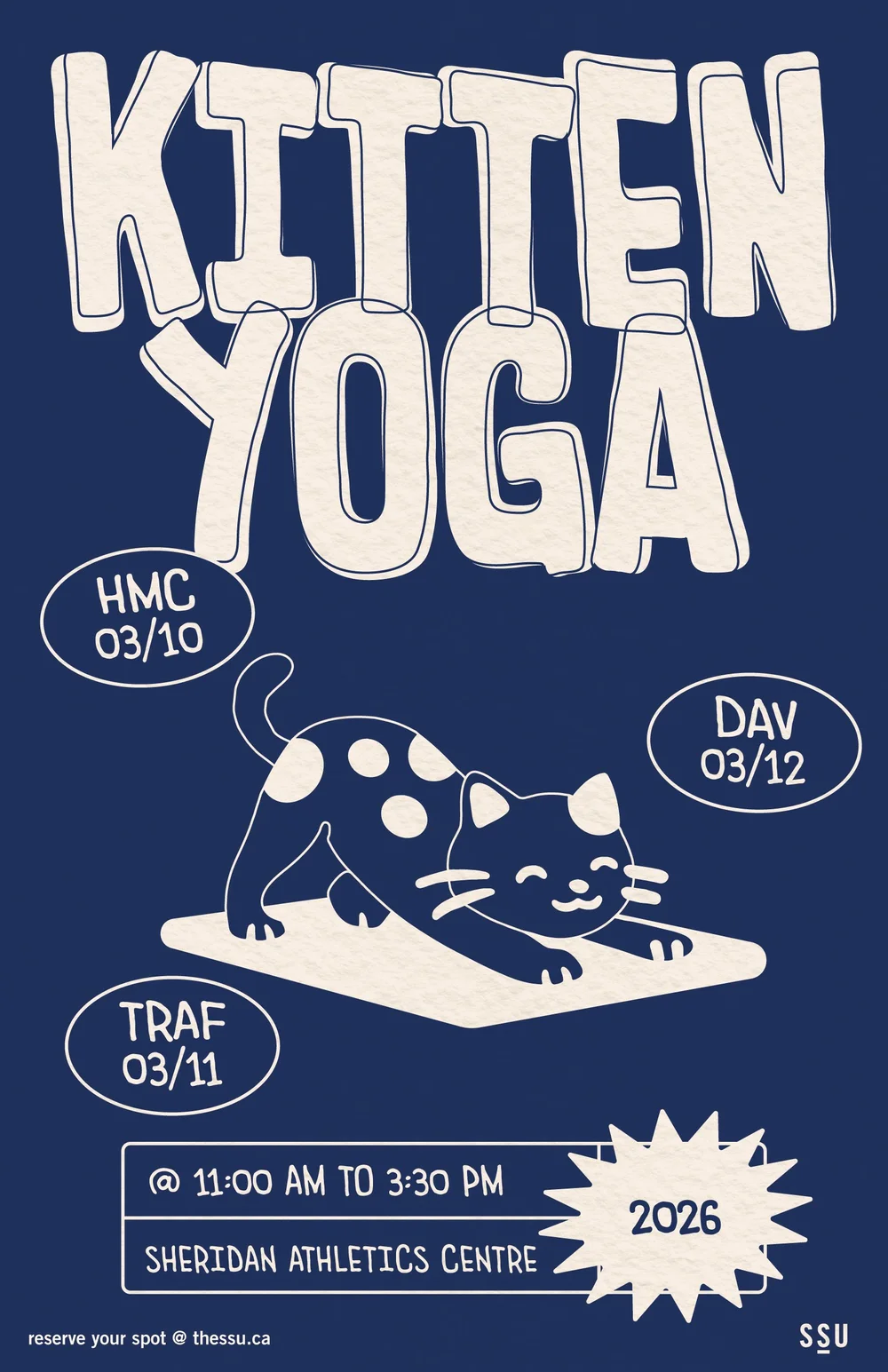 Kitten Yoga (HMC) — Sheridan Student Union