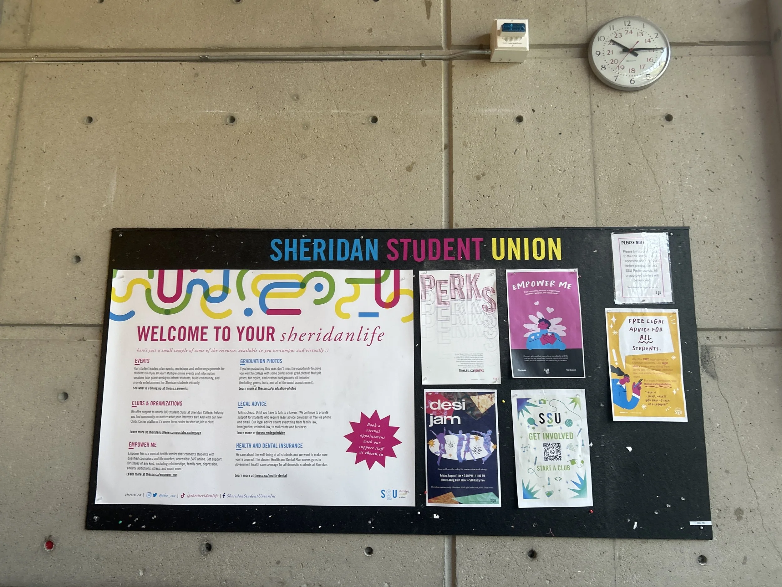 Your Guide: SSU Community Announcement Boards — Sheridan Student Union
