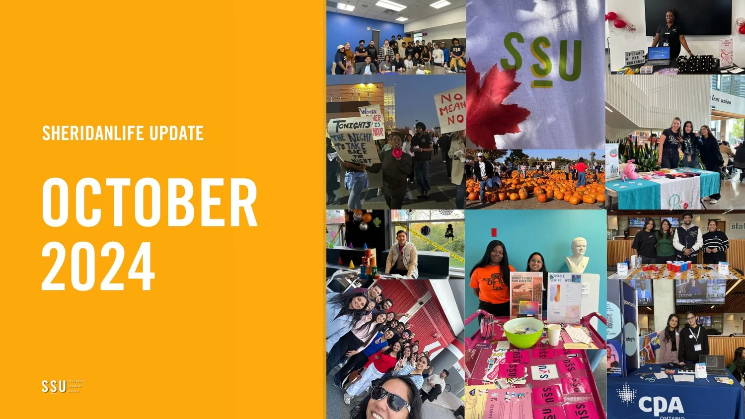 October 2024: Sheridan Student Union Recap — Sheridan Student Union