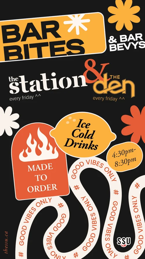 Bar Bites (HMC +DAV) — Sheridan Student Union