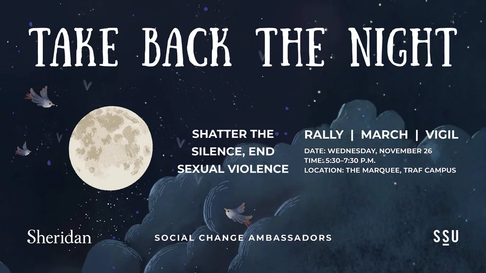 Take Back The Night 2025 — Sheridan Student Union