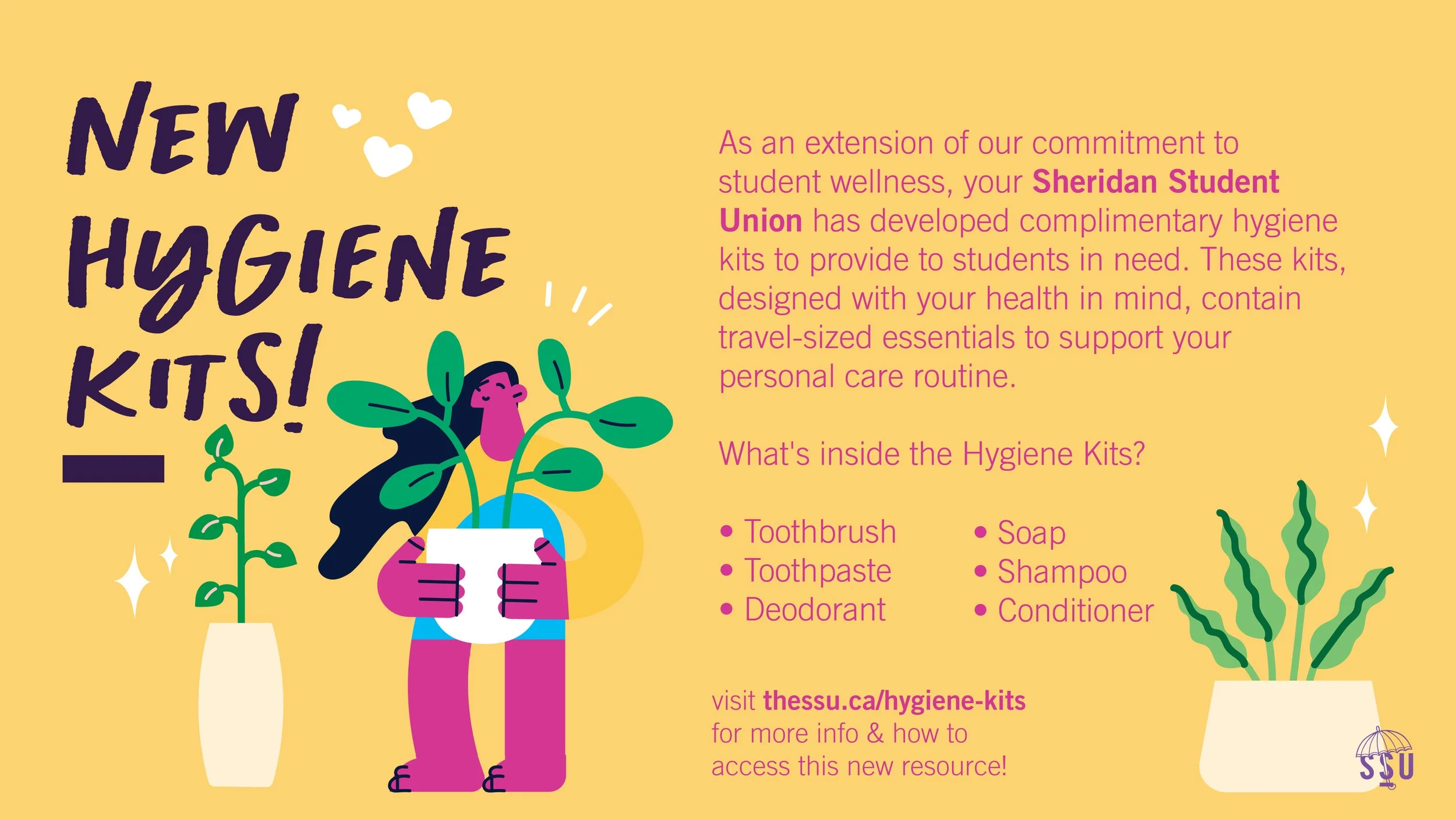 SSU Introduces New Hygiene Kits for Students in Need — Sheridan Student ...