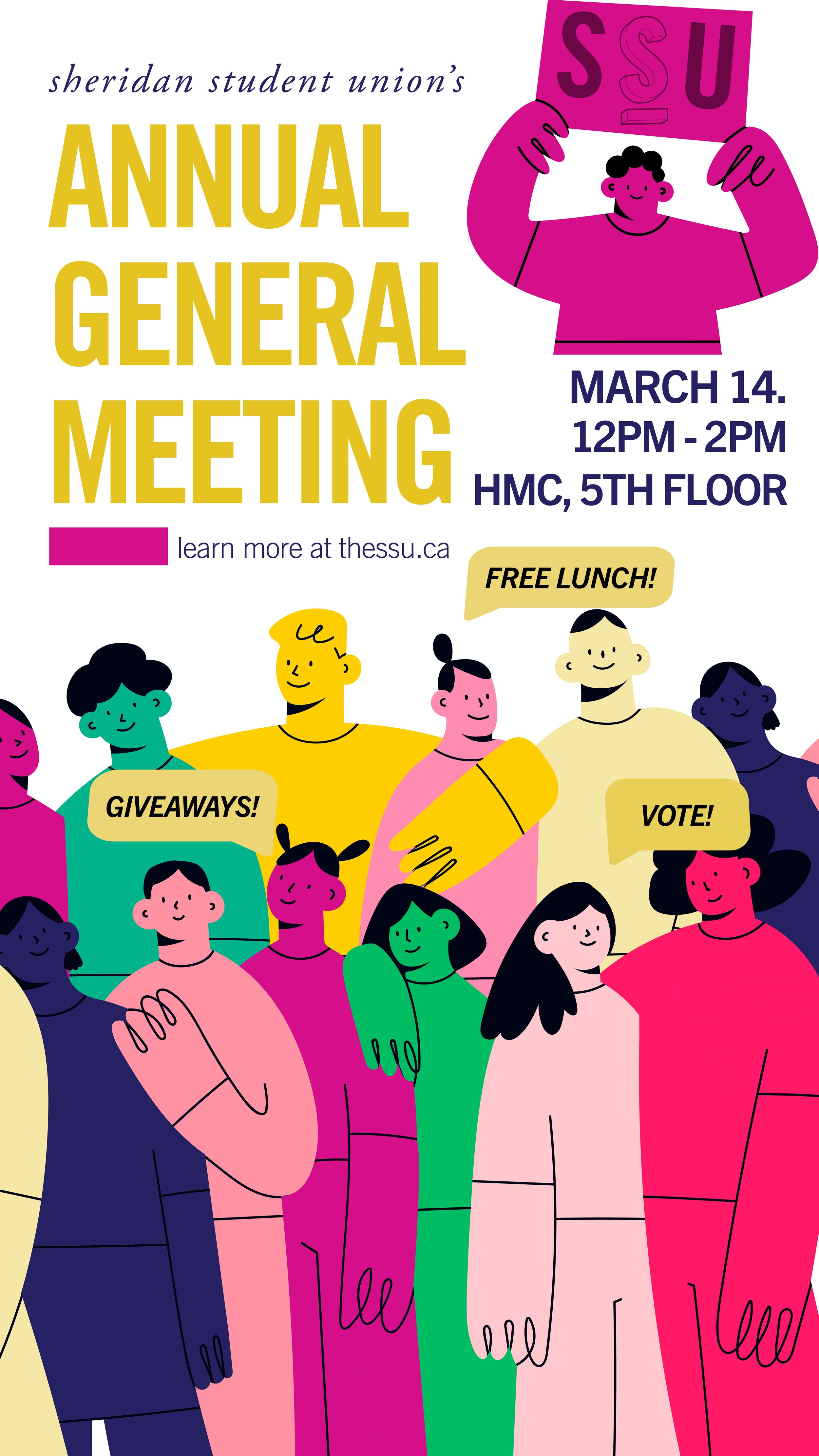 Annual General Meeting - It's Time For Change! — Sheridan Student Union