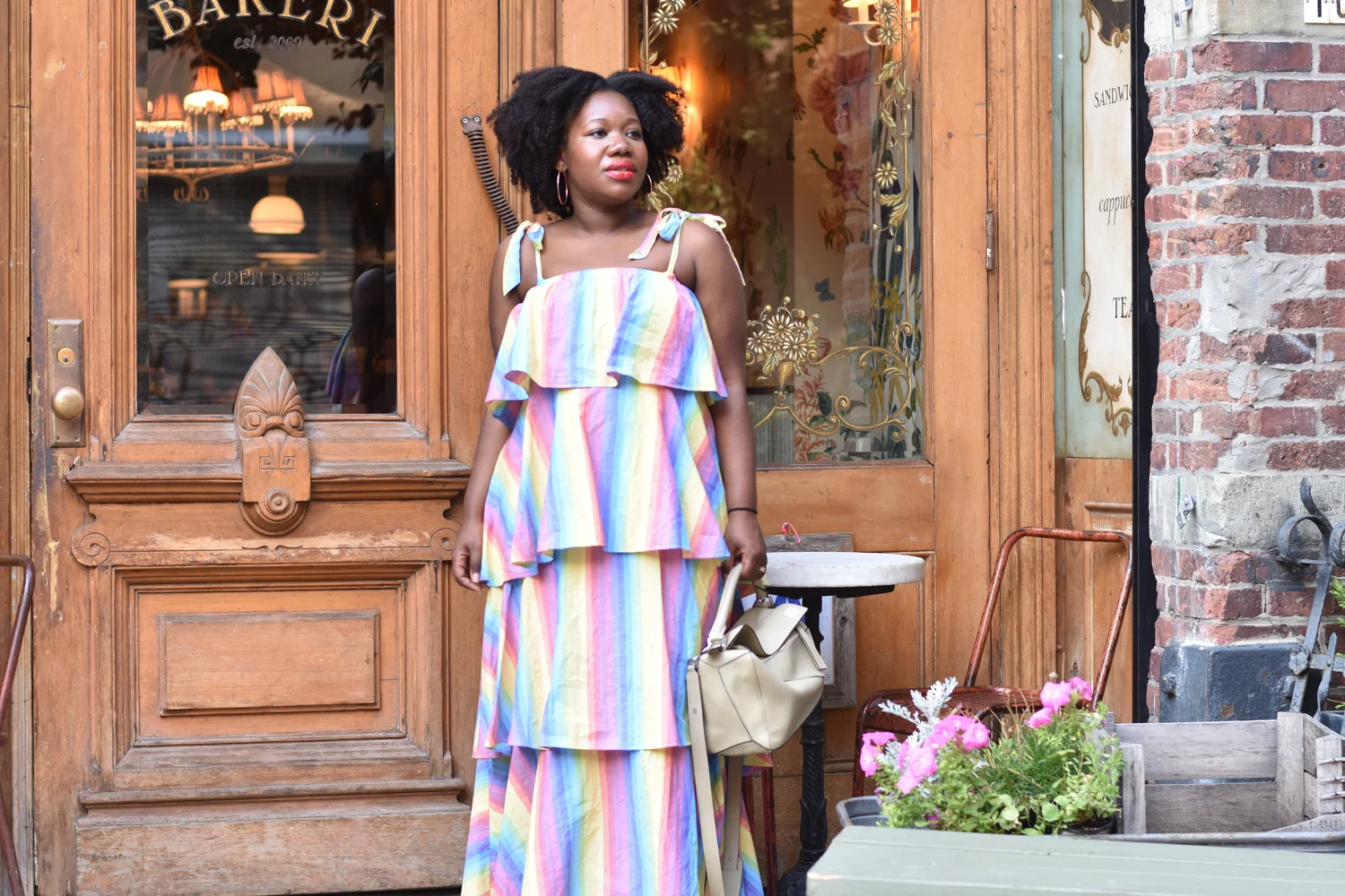 Stripes + Ruffles — the Fashion Sherlock