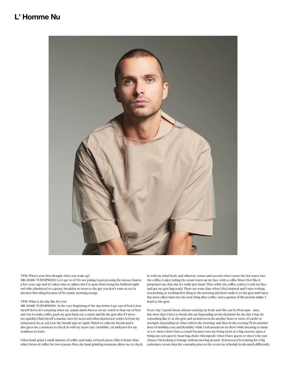 THE PERFECT MAN — The Perfect Man Magazine