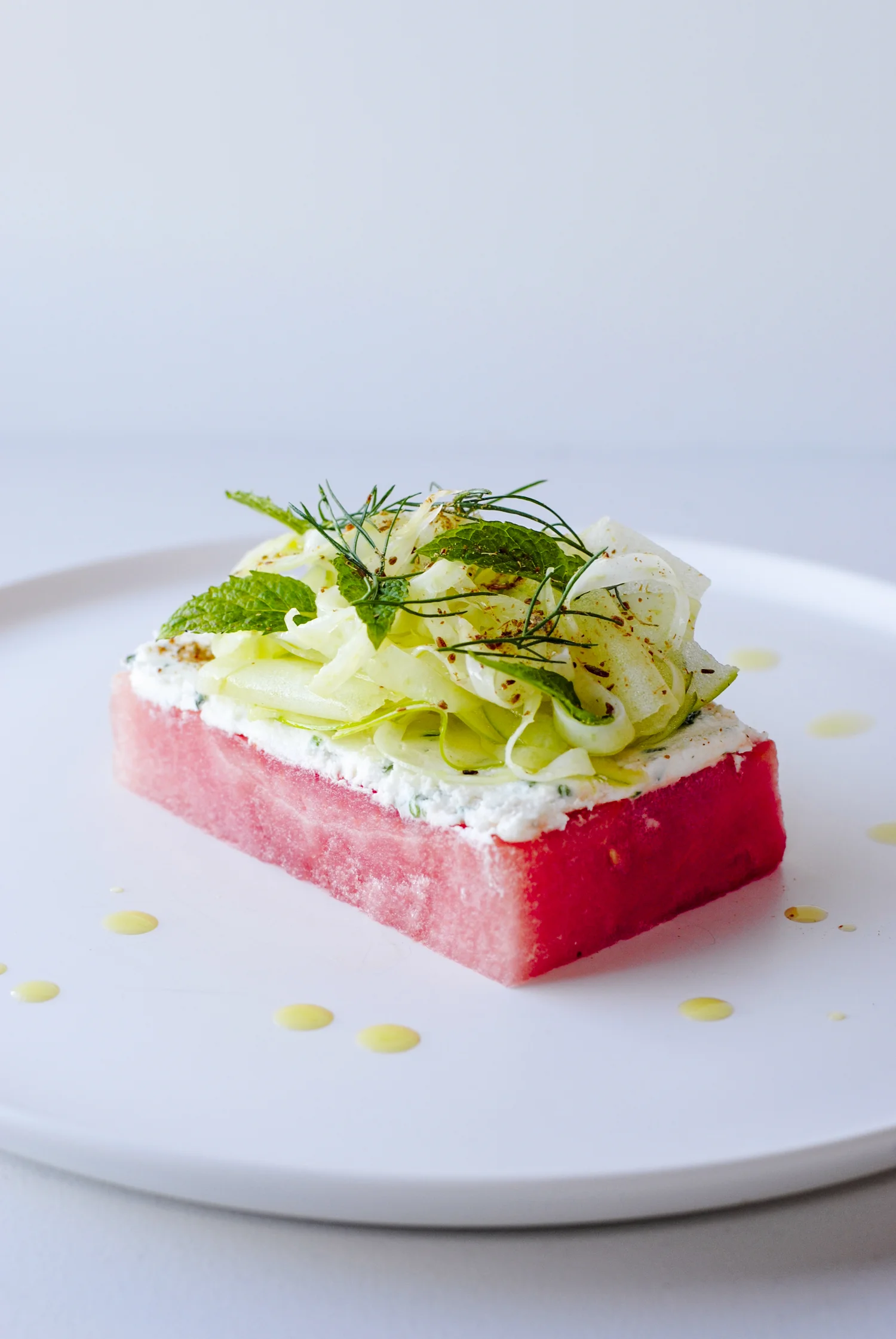 Watermelon, Goats Cheese & Fennel — THE HUNGRY COOK