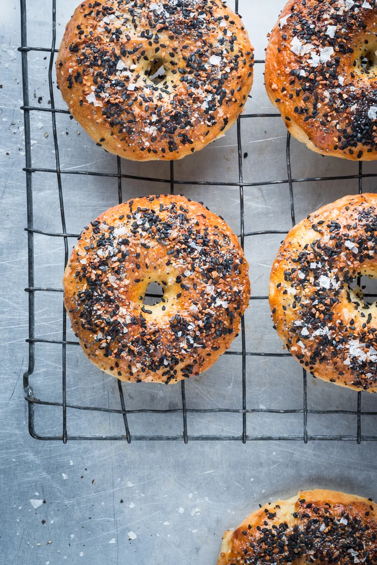 Soft Chewy Bagels — THE HUNGRY COOK