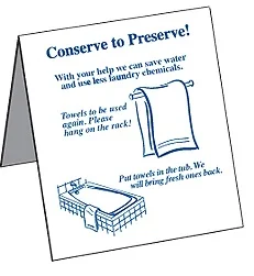Signage for Hotels, Do Not Disturb Signs, Hotel Conservation Signs