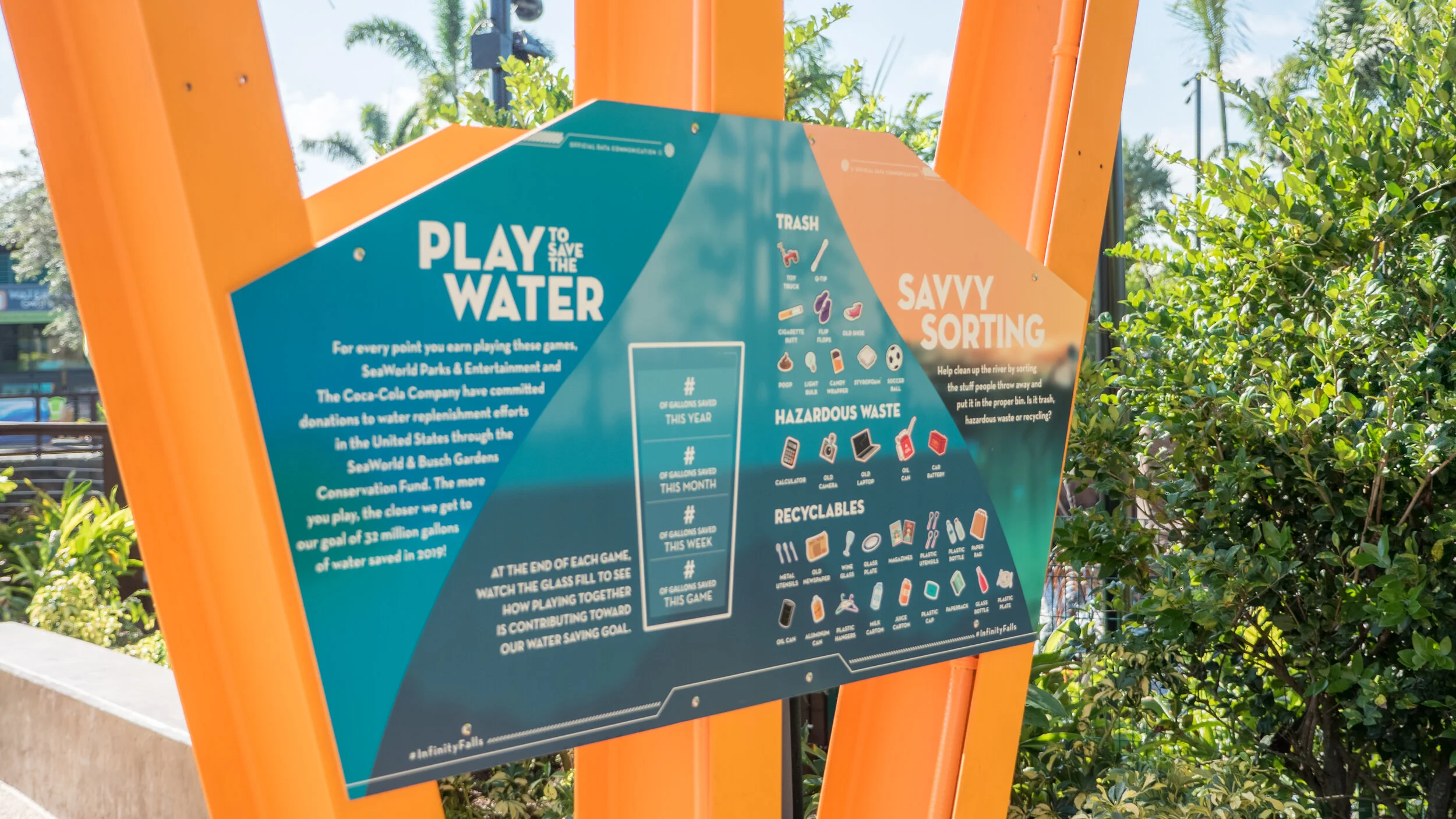 Seaworld Infinity Falls ETM Graphics — Delfin Gomez