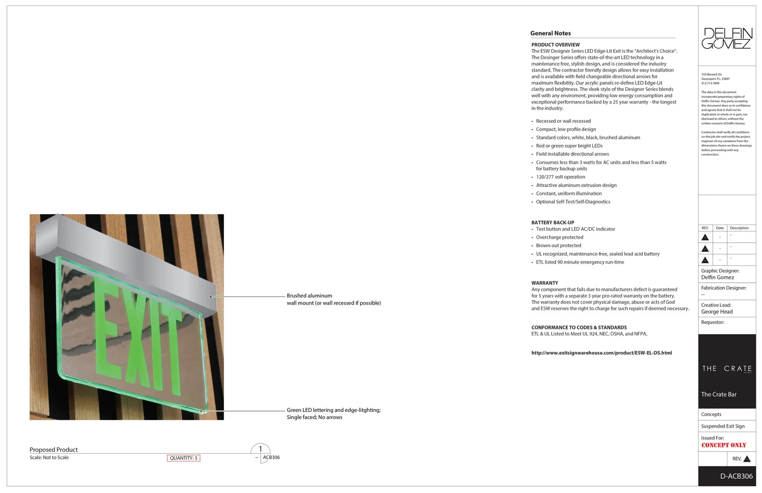 Wayfinding Schematic Package Example — Delfin Gomez