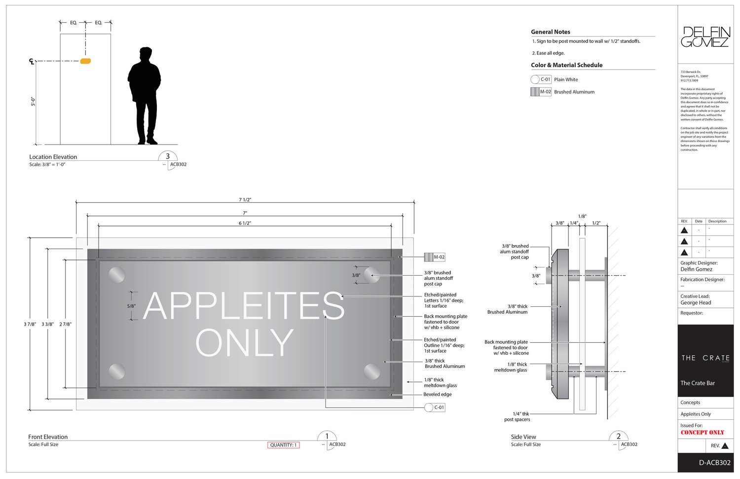 Wayfinding Schematic Package Example — Delfin Gomez