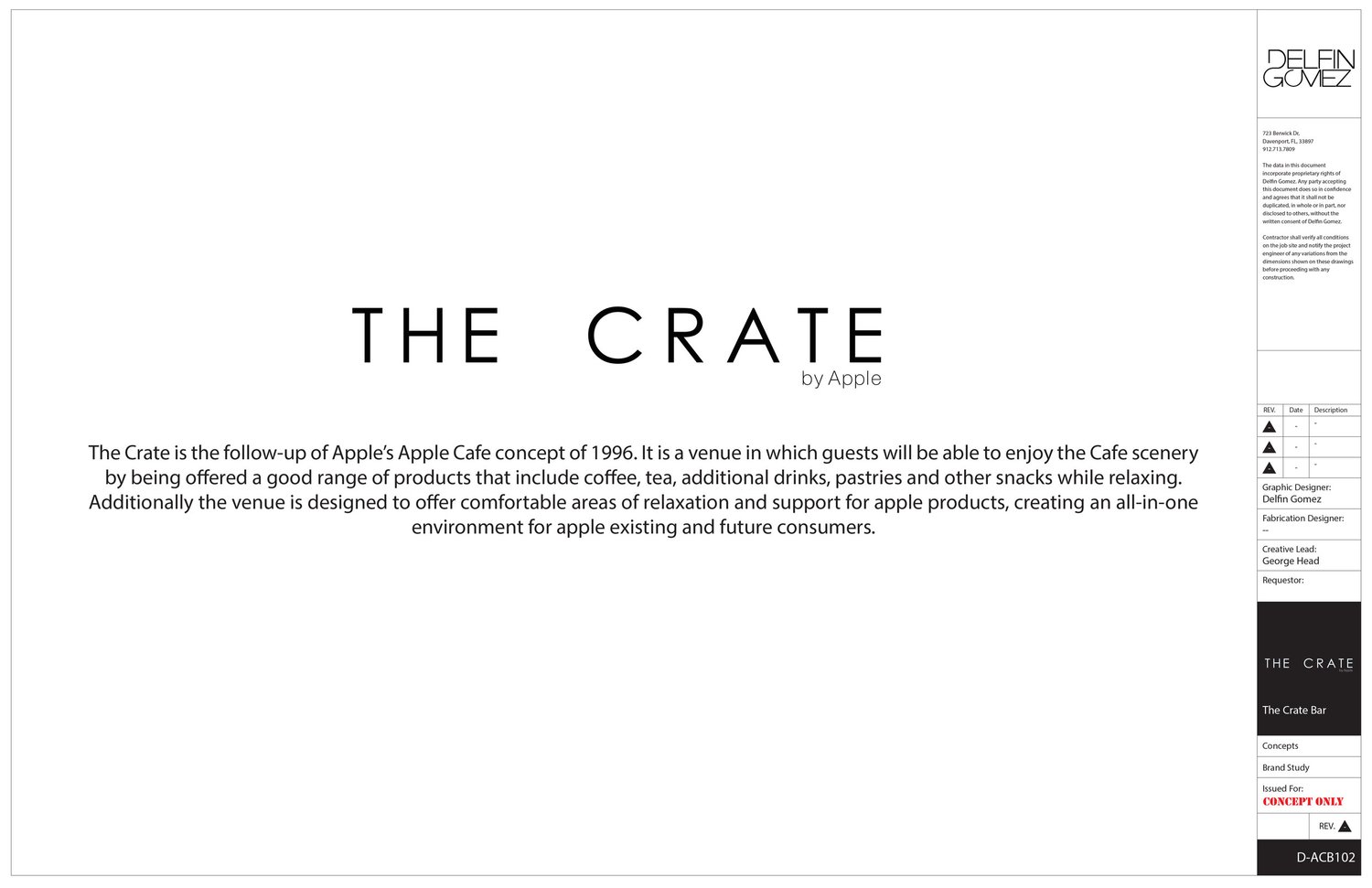 Wayfinding Schematic Package Example — Delfin Gomez