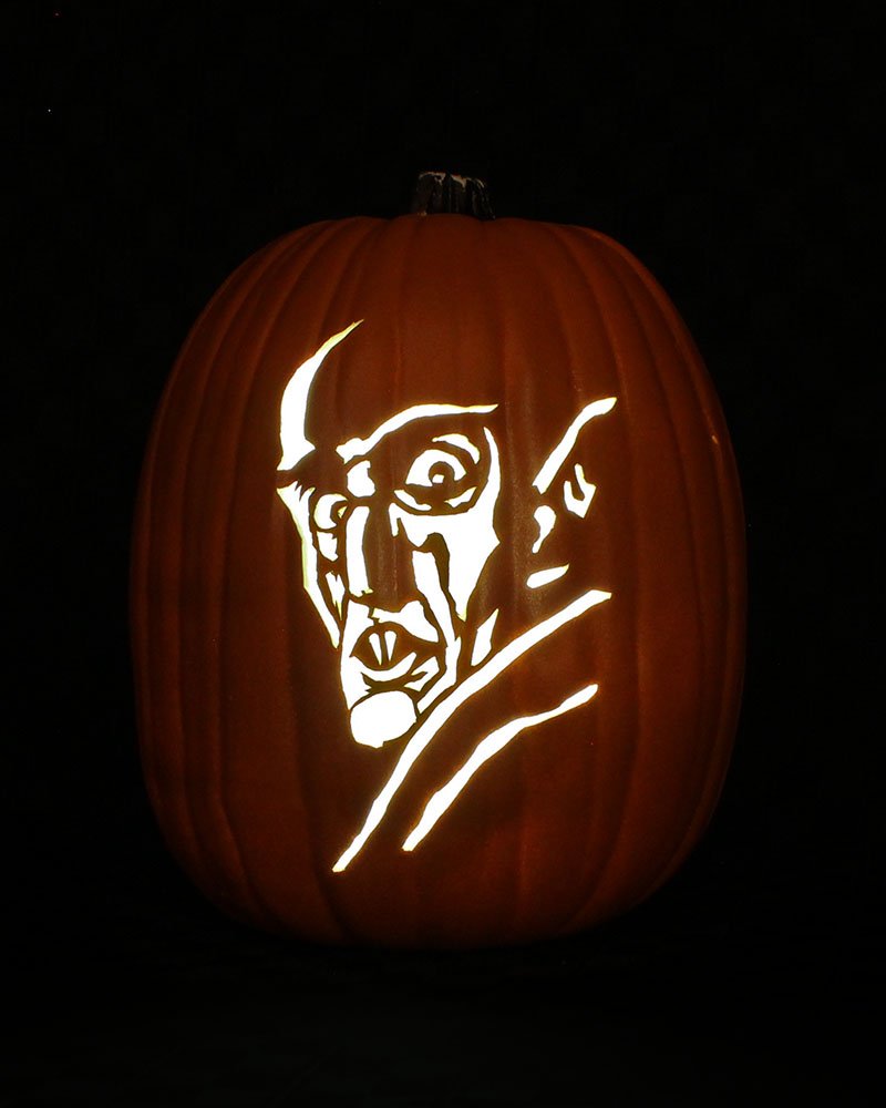 Nosferatu Pumpkin Stencil