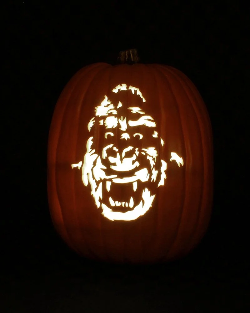 Sully Pumpkin Stencils