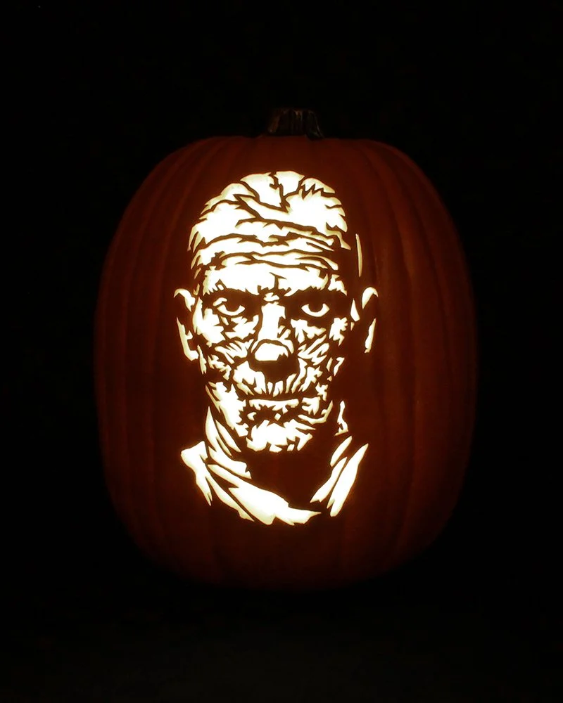Sully Pumpkin Stencils
