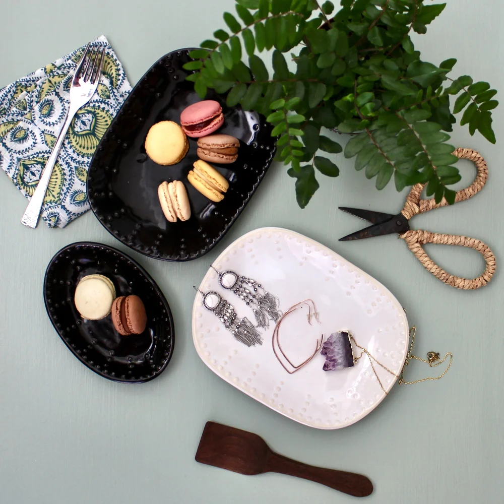 Handmade Ceramic Plates Square