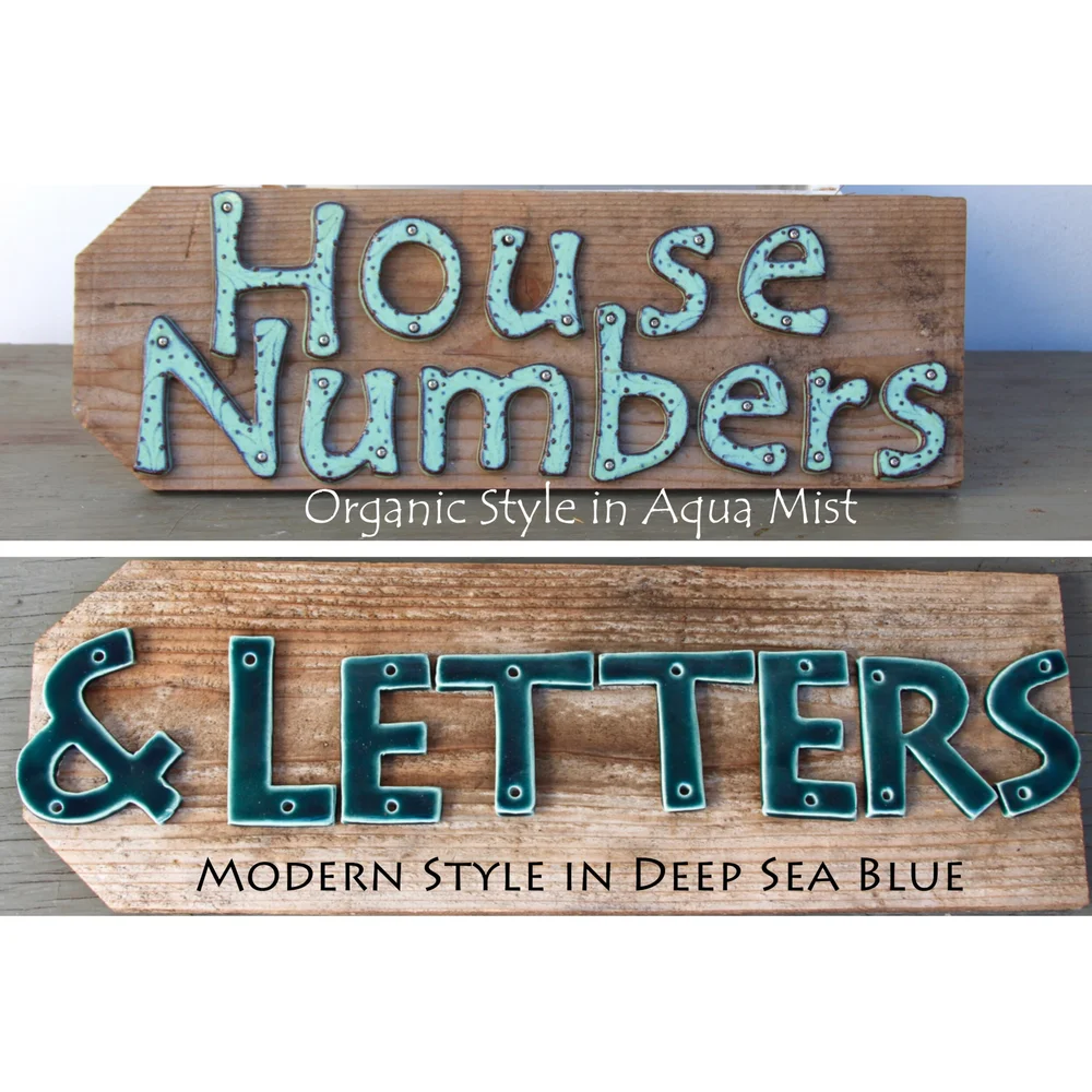 Modern House Letters