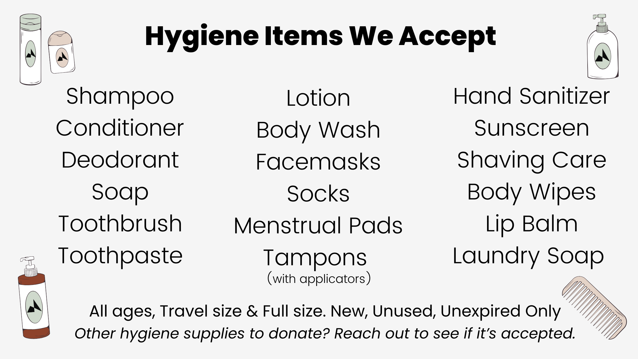 Donate Hygiene Products — Simply the Basics: The Nation's Premier ...