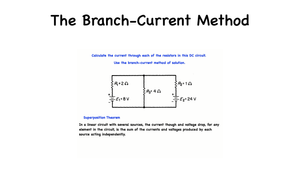 Blog #48 - The Branch-Current Method of Solution — PSPT Electrical Power Systems Training by ...