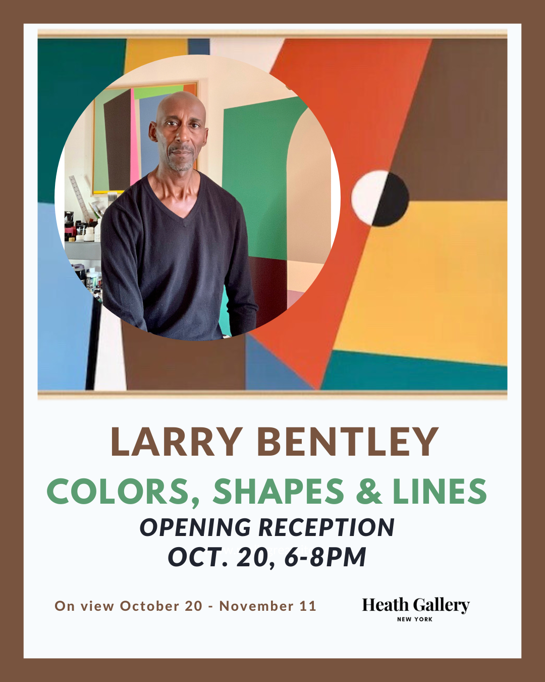 Larry Bentley : Color, Shape and Lines — Heath Gallery