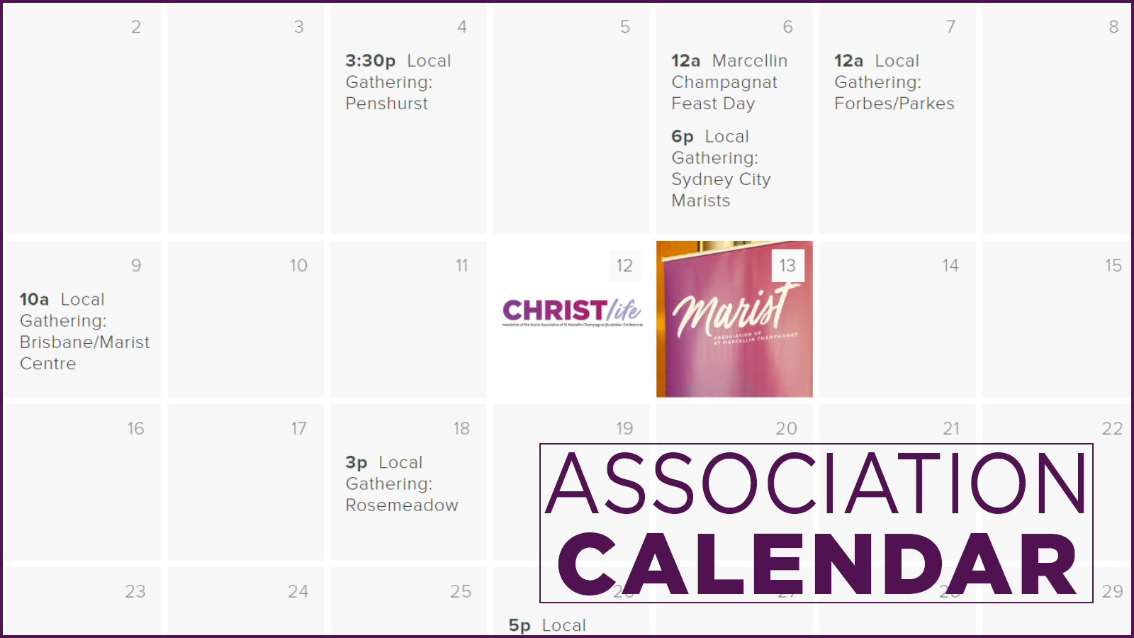 Marist Association of St Marcellin Champagnat