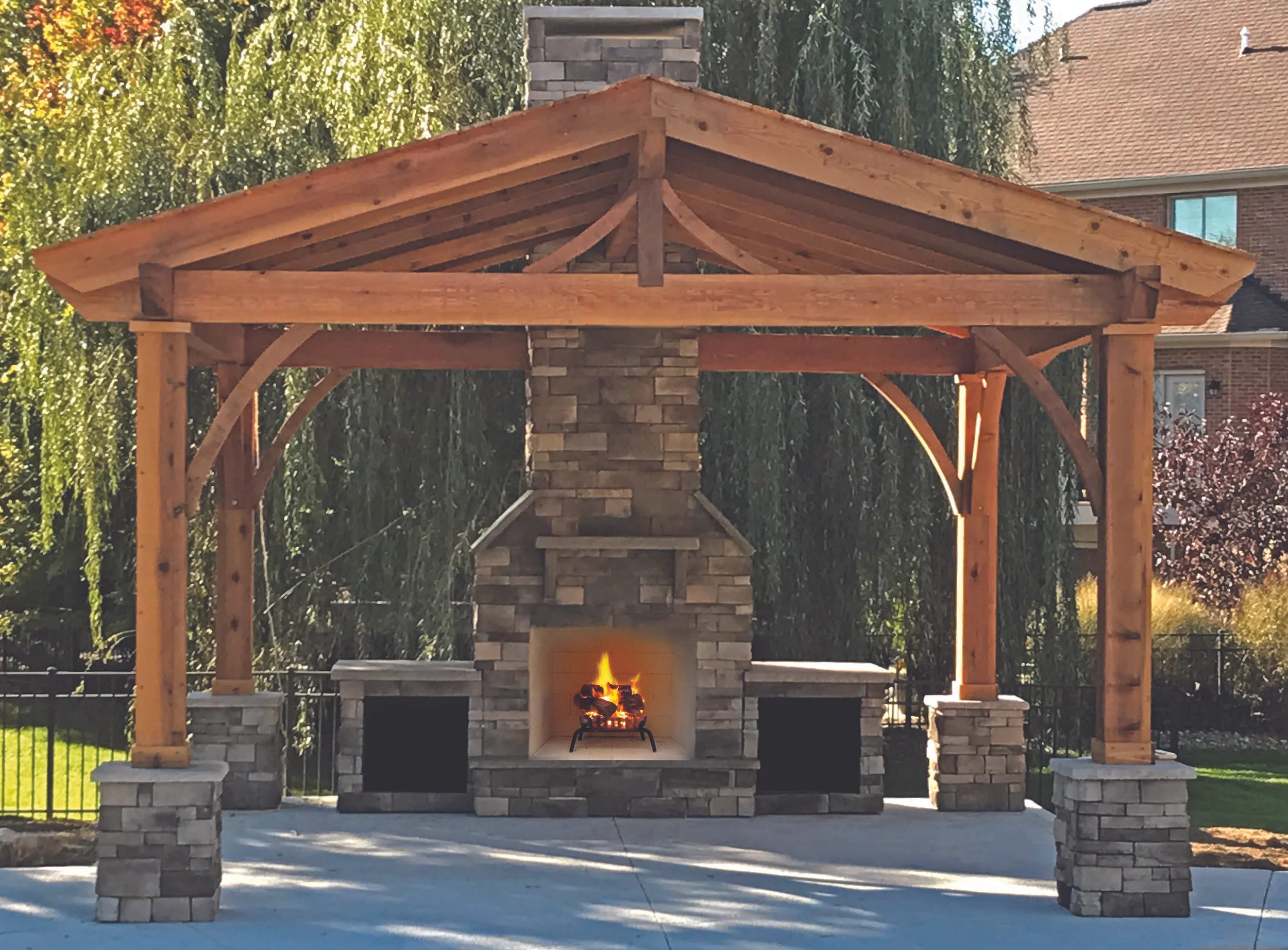 Half Dome Fireplace — Housewarmings Outdoor