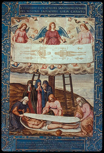 Earliest Painted Representation of Shroud of Turin — Ray Downing