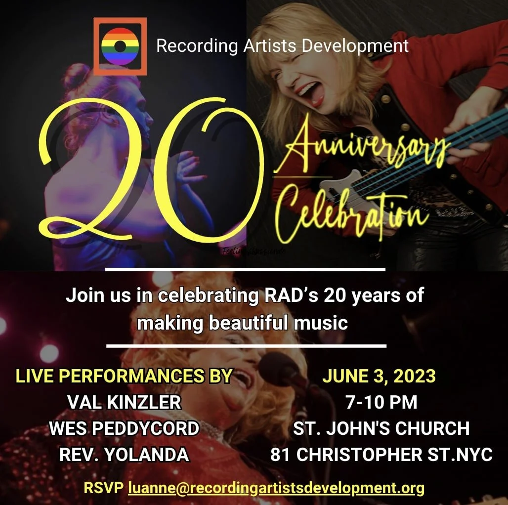 Val KinzlerRAD 20TH Anniversary Celebration June 3rd 2023